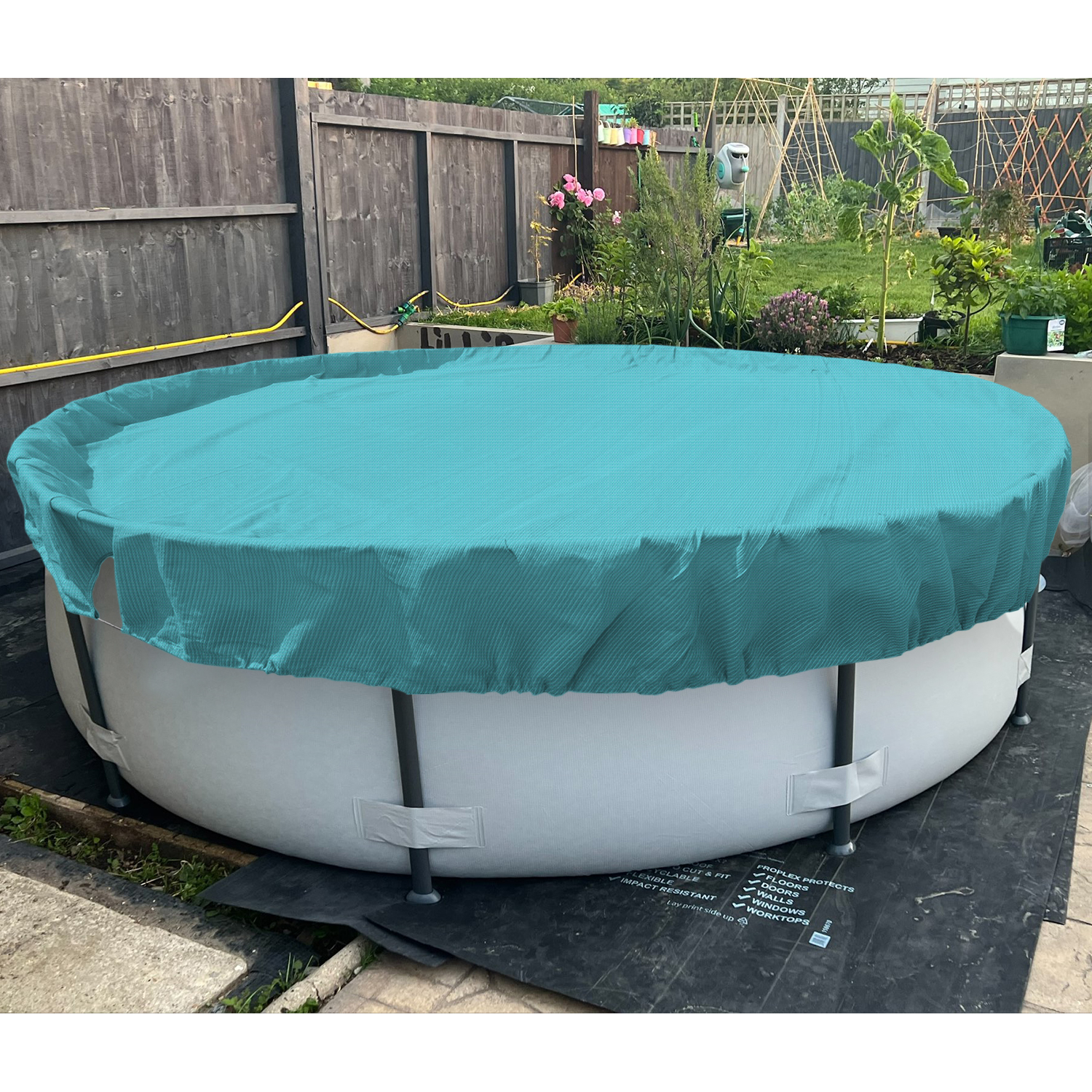 Round Pool Cover Above Ground Swimming Pool Cover Custom Size Avl | eBay